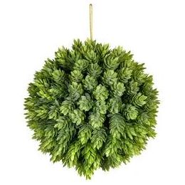 Künstliche Zimmerpflanze Creativ green "Hopfenkugel", grün, Ø:18cm, Kunststoff, Kunstpflanzen
