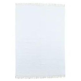 Teppich Heine HOME Gr. 7, weiß, B:70cm H:5mm L:250cm, Baumwolle, Teppiche