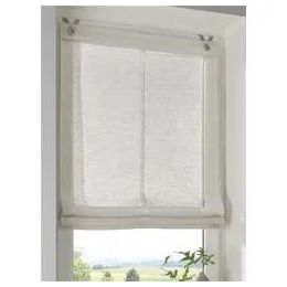 Kutti Raffrollo HEINE HOME Gr. 3, beige (taupe), B:80cm H:140cm, Raffrollos