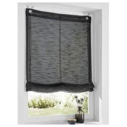 Raffrollo Heine HOME Gr. 2, grau (anthrazit), B:60cm H:140cm, Raffrollos