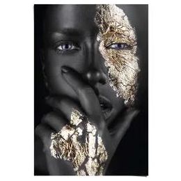 Poster Reinders "Goldene Hand", gold (farbe bild(er): goldfarben), B:61cm H:91,5cm T:0,1cm, Papier, Bilder