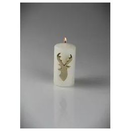 Dekoobjekt AM Design "Kerzenstecker, aus Aluminium", gold, B:7cm H:4cm, Aluminium, Dekofiguren, 6er Set, bxH: 7x4 cm