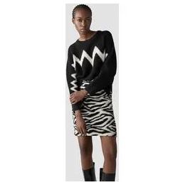 Strickpullover Lecomte "Pullover", Damen, Gr. 46, schwarz, 54%Baumwolle 42%Polyacryl 2%Wolle 2%Polyamid, feminin, Langarm gerader Abschluss, Pullover