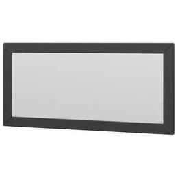Spiegel "York Schlafen", grau (grau anthrazit), B:125cm H:60cm T:2cm, MDF, SET ONE BY Musterring, Spiegel, für Wandmontage, zwei Farbvarianten, B 125 x H 60 x T 2 cm