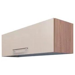 Kurzhängeschrank Flex-Well "Nepal", braun (kaschmir glanz, sonoma eiche), B:100cm H:32cm T:32cm, Holzwerkstoff, Schränke, (B x H x T) 100 x 32 x 32 cm