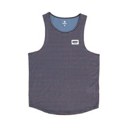 Saysky Houndstooth Combat Singlet Bekleidung Herren blau