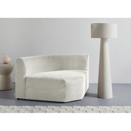 LeGer Home by Lena Gercke Sofa-Eckelement »LYZA mit gerundeter Rückenlehne, Maße B/T/H: 122/104/74 cm« als Modul oder separat verwendbar, für...