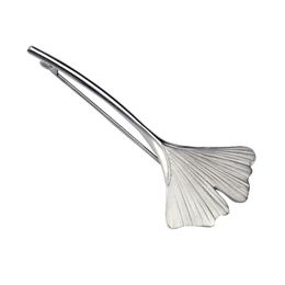Vivance Brosche »925 Sterling Silber rhodiniert Ginkgo« () weiß Feine Brosche aus 925/- Sterling Silber