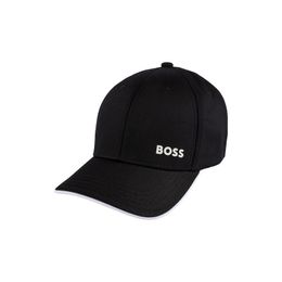 BOSS Green Damen BOSS Green Baseball Cap &raquo;Cap-Bold&laquo; mit kontrastfarbener Unterseite, Unisex schwarz