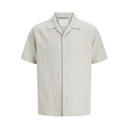 JACK & JONES Button Up Shirt 'JPRCCMontana' male size XL Greige / White
