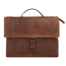 Sansibar Messenger Bag echt Leder braun