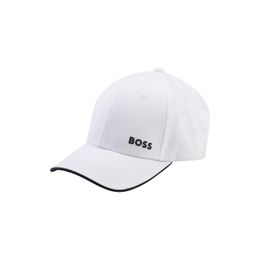 BOSS Green Baseball Cap »Cap-Bold« mit kontrastfarbener Unterseite, Unisex White 100