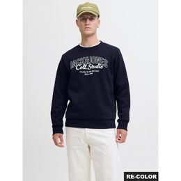 Jack & Jones JACK & JONES Sweatshirt &raquo;JJMAKOTO SWEAT CREW NECK&laquo; Sky Captain Print:Big print L L Sweater von Jack & Jones