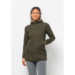 Jack Wolfskin Funktionsmantel »TANNENSPUR COAT W« island-moss S (36) S (36) Warmer Fleecemantel