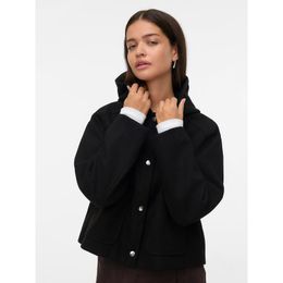 V&eacute;ro Moda VERO MODA Kurzjacke &raquo;VMFORTUNEROME SHORT JACKET GA BOO&laquo; mit Kapuze Black L L Kurze Jacke von Vero Moda