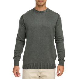 INDICODE Rundhalspullover »INNiels O-neck« Raven L L Gewaschener Pullover von INDICODE
