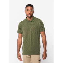 Jack Wolfskin Kurzarmshirt &raquo;TRAVEL POLO M&laquo; greenwood S (48) S (48) Poloshirt f&uuml;r Reise und Freizeit