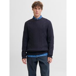 Jack & Jones JACK & JONES Strickpullover »JPRBLUSEAN KNIT CABLE CREW NECK SN« Dark Navy XXL XXL Pullover von Jack & Jones