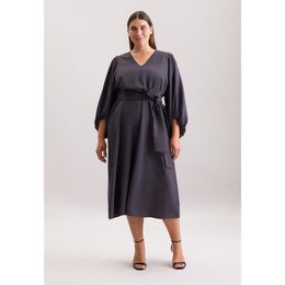 Seidensticker Damen Seidensticker Sommerkleid &raquo;Schwarze Rose&laquo; 3/4 Uni 7XL (54), Normalgr&ouml;&szlig;en