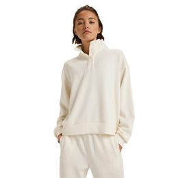 Roxy Sweatshirt »Rise & Vibe Sweet« Whisper White XL XL Passform: Regular Fit mit hohem Kragen
