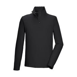 Killtec Langarmshirt »KSW 71 MN FLX SHRT« Funktionsshirt mit Stehkragen, warm, bequem, Zipper mit Kinnschutz black L L Herren Funktionsshirt mit...