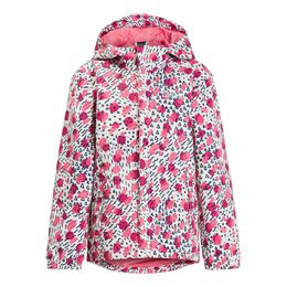 Jack Wolfskin Outdoorjacke »VILLI 2L PRINT JACKET K« mit Kapuze pink-lemonade-all-over 116 116 Outdoor-Jacke für Kinder