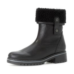 Gabor Winterboots »GENUA«, Blockabsatz, Winterstiefelette, mit Reißverschluss, G-Weite schwarz;Textil 36 36 Stiefelette mit umschlagbarem...