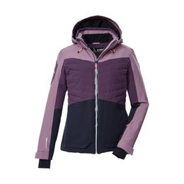 Killtec Skijacke »KSW 30 WMN SKI JCKT« Damen Skijacke: wasserdicht, atmungsaktiv, Colourblock-Design pflaume 38 38 Skijacke mit abzippbarer Kapuze...