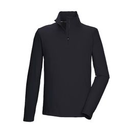 Killtec Langarmshirt »KSW 71 MN FLX SHRT« Funktionsshirt mit Stehkragen, warm, bequem, Zipper mit Kinnschutz schwarz M M Herren Funktionsshirt mit...