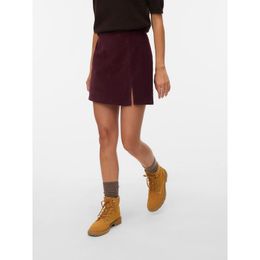 Véro Moda VERO MODA Minirock »VMLULA NELLY HR SHORT CRDRY SKIRT NOOS« Winetasting L (40) L (40) Cord-Minirock von Vero Moda