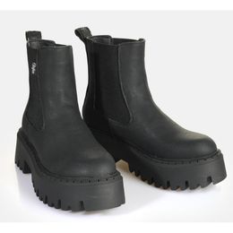 Buffalo Chelseaboots »Aspen Chelsea warm« Plateauboots, Stiefelette, Schlupfboots mit Memory Foam-Innensohle schwarz 37 37 Mit Stretcheinsätze und...