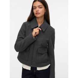 V&eacute;ro Moda VERO MODA Kurzjacke &raquo;VMSAFIR SHORT JACKET GA NOOS&laquo; Dark Grey Melange Detail:MELANGE XL XL Kurze Jacke von Vero Moda