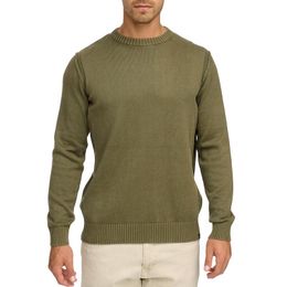 INDICODE Herren Rundhalspullover &raquo;INNiels O-neck&laquo; gr&uuml;n XXL