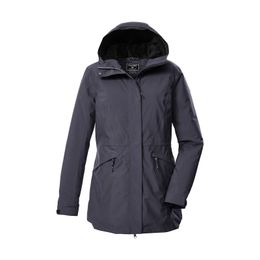 Killtec Parka »KOW 19 WMN PRK« Wasserdichter, atmungsaktiver Damenparka mit verstellbarer Kapuze silberfarben 44 44 Damen Funktionsparka mit...