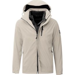 LPO Funktionsjacke &raquo;Kosmo&laquo; 3 in 1 Jacke silver lining M M abnhembare & verstellbare Kapuze