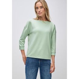 Street One 3/4-Arm-Shirt Strick-Shirt mit U-Boot-Ausschnitt serene green 36 36 Damenshirt von Street One