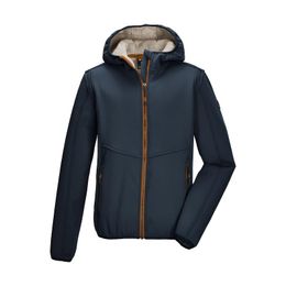 Killtec Fleecejacke &raquo;KOW 240 BYS FLC JCKT&laquo; Kinder Fleecejacke mit Teddyfutter, Kinnschutz und Reflektoren nachtblau 164 164 Kinder Fleecejacke