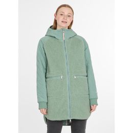 Ragwear Kapuzensweatjacke »LONGEDDY« DUSTY GREEN L L Vegan, von PETA verifizierter Sweater von Ragwear
