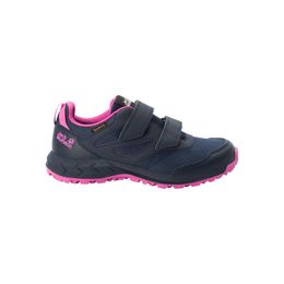 Jack Wolfskin Wanderschuh »WOODLAND TEXAPORE LOW VC K« blue-pink UK115-EU30 UK115-EU30 multifunktionaler Wanderschuh