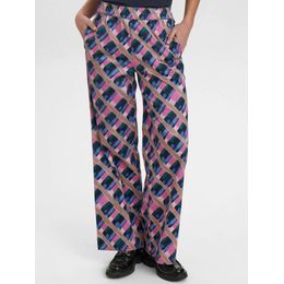 N&uuml;mph Chinohose N&Uuml;MPH "N&uuml;mph Trousers NUTARTY", Damen, Gr. 36, Normalgr&ouml;&szlig;en, pink cosmos, Obermaterial: 97% Viskose, 3% Elasthan, Hosen Chinohose
