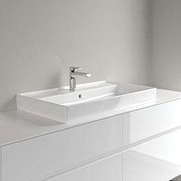 Villeroy & Boch Villeroy und Boch Collaro Schrankwaschtisch 4A338001 800 x 465 x 160 mm, Weiß Alpin, mit Überlauf