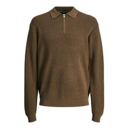 Jack & Jones JACK & JONES Pullover 'JPRBLABUSHWICK AXEL' Herren Gr&ouml;&szlig;e XXL braunmeliert