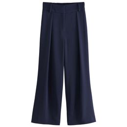 next Bundfaltenhose Damen Größe 52 navy