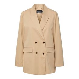 Pieces Blazer female Beige size L