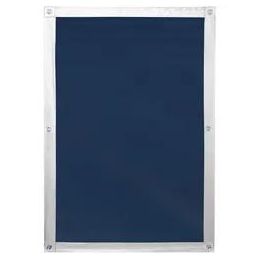 Dachfensterrollo LICHTBLICK ORIGINAL "Haftfix Hitzeschutz Abdunkelung" Gr. 1, blau, B:59cm H:119cm, Polyester, Rollos, mit Thermobeschichtung, mit Saugnapf