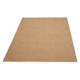 Teppich my home "Naturala, Jute-Teppich, handgefertigt" Gr. 1, beige (natur), B:40cm H:5mm L:60cm, Jute, Teppiche, reines Naturprodukt, Jute, Boho, Wendeteppich, Wohnzimmer, Esszimmer