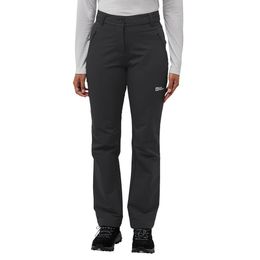 Outdoorhose Jack Wolfskin "ACTIVATE THERMIC PANTS W", Damen, Gr. 34, Normalgrößen, schwarz, Oberstoff: 52% POLYAMID, 36% POLYESTER, 7% ELASTHAN, 5% POLYESTER; Futter: 100% POLYESTER, Hosen