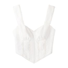 Bershka Top Damen Gr&ouml;&szlig;e L offwhite