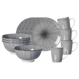Ritzenhoff & Breker Ritzenhoff & Breker Fr&uuml;hst&uuml;cksset Takeo Stripes 12er Set