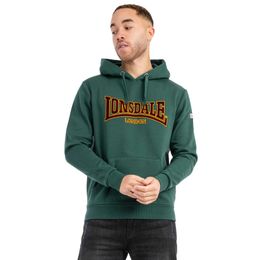 Lonsdale Herren Kapuzensweatshirt schmale Passform HOODED CLASSIC LL002